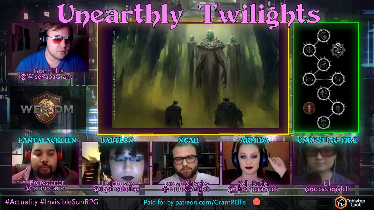 Unearthly Twilights Episode 3- Invisible Sun RPG by Monte Cook Games ...
