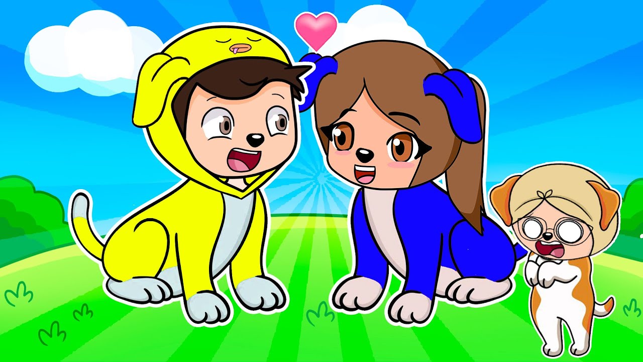 NOS CONVERTIMOS en UNA FAMILIA de PERROS en Roblox 🐶 - YouTube