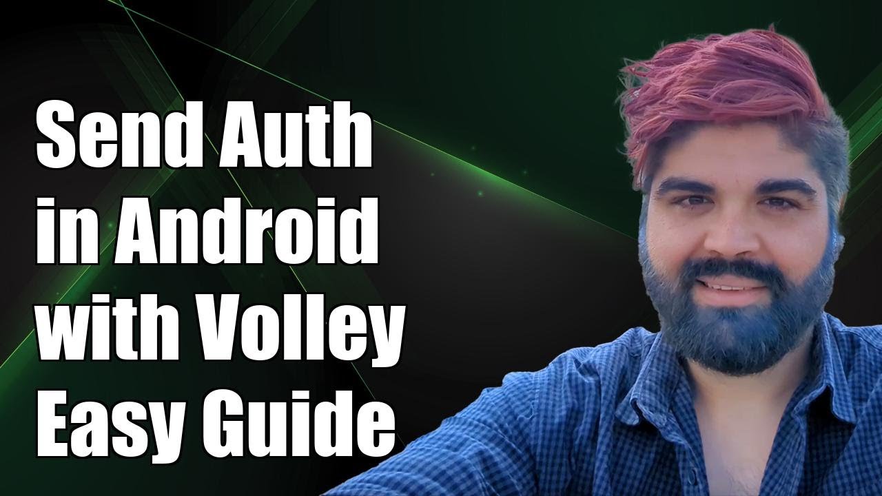 How to Send Authorization Header in Android with Volley Library - YouTube