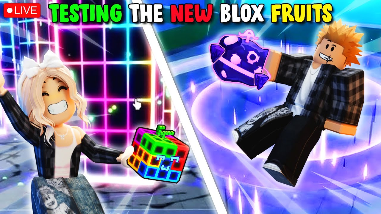 🔴Live | TESTING The NEW Fruits In BLOX FRUIT'S | Gravity, Creation and ...