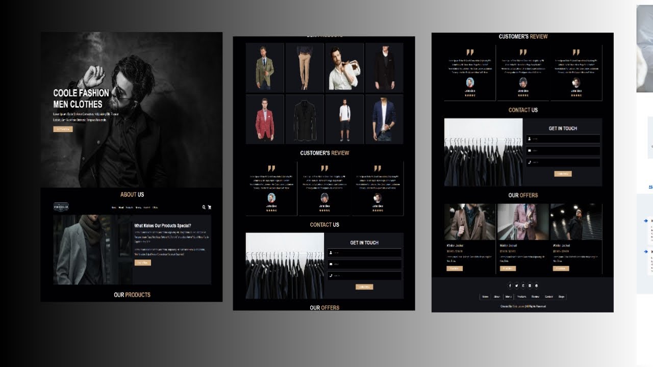 learn how to create a web page using html CSS and JavaScript part(3 ...