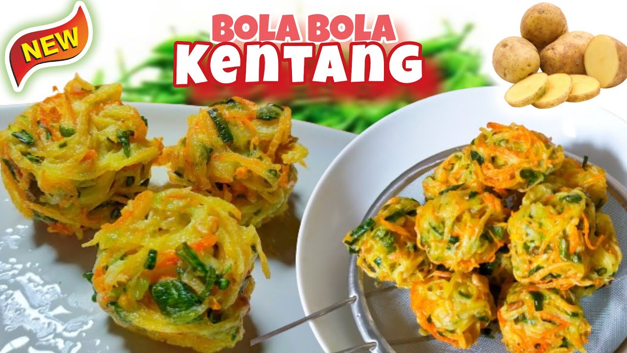 RESEP KENTANG MENAKJUBKAN | BAKWAN KENTANG| MAKANAN RINGAN KENTANG ...