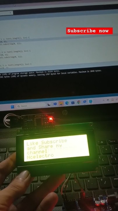 Lcd with Arduino uno #lcd #arduino #project #shorts #short #viral #tranding - YouTube