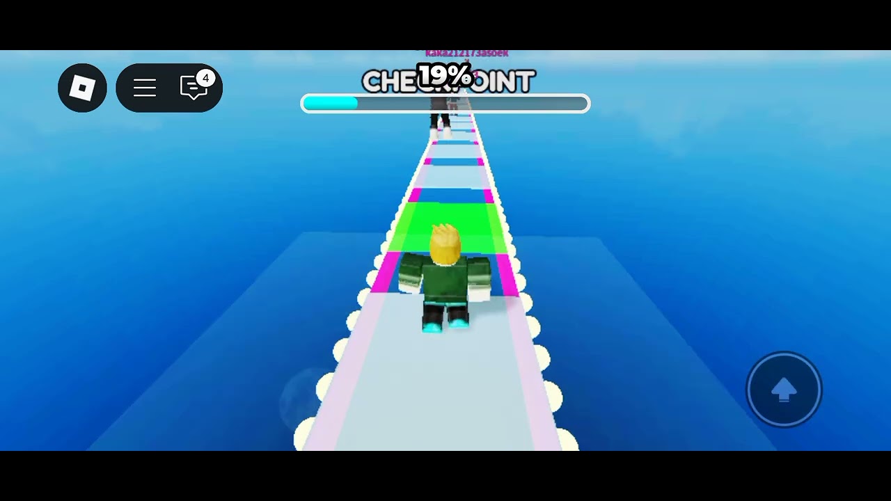 I play roblox I play easy glass bridge - YouTube