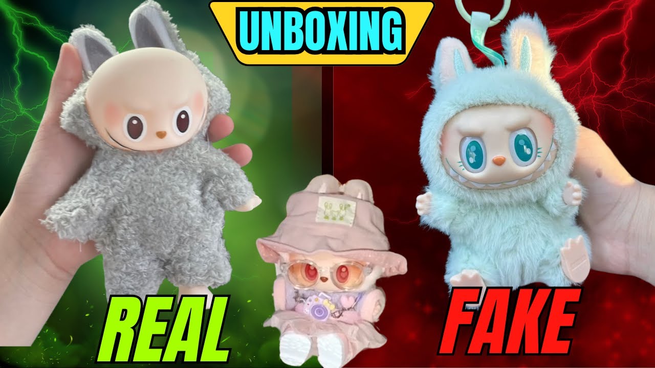 LaBubu Real vs. Fake Unboxing 😱 - Novedad y Accesorios - YouTube
