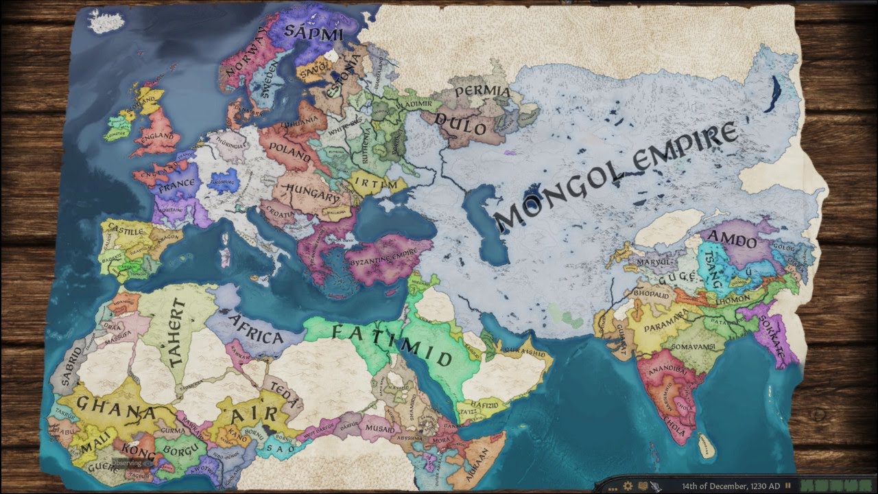 CK3 Timelapse but Genghis Khan is Immortal (1066) - YouTube