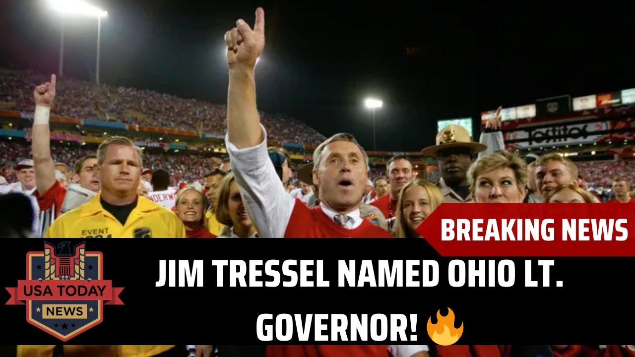Jim Tressel Named Ohio's New Lieutenant Governor – Full Breakdown । USA ...