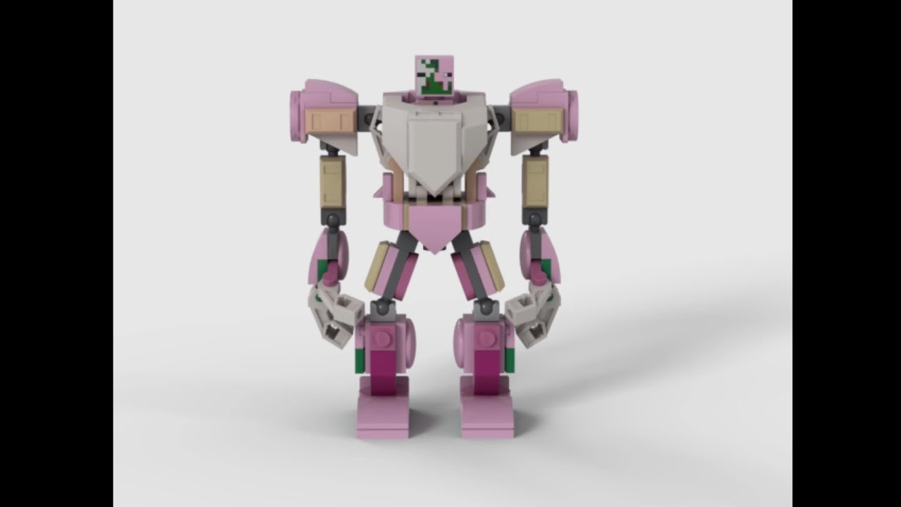 LEGO® Minecraft Zombie Pigman mech - YouTube