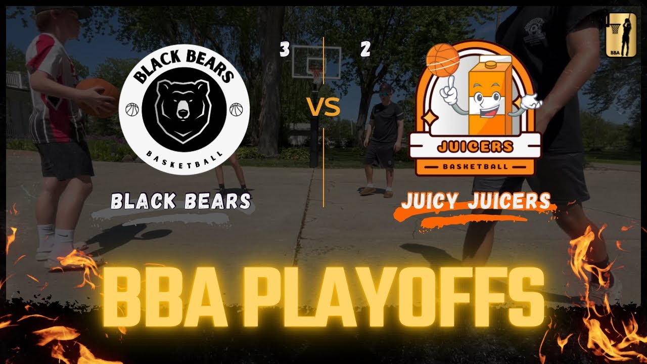 BBA PLAYOFFS-GAME 1 | BLACK BEARS vs. JUICY JUICERS | BBA Basketball ...