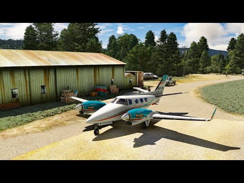 Beechcraft Royal Turbine Duke. (1WA6-KRNT) Fall City to Renton ...