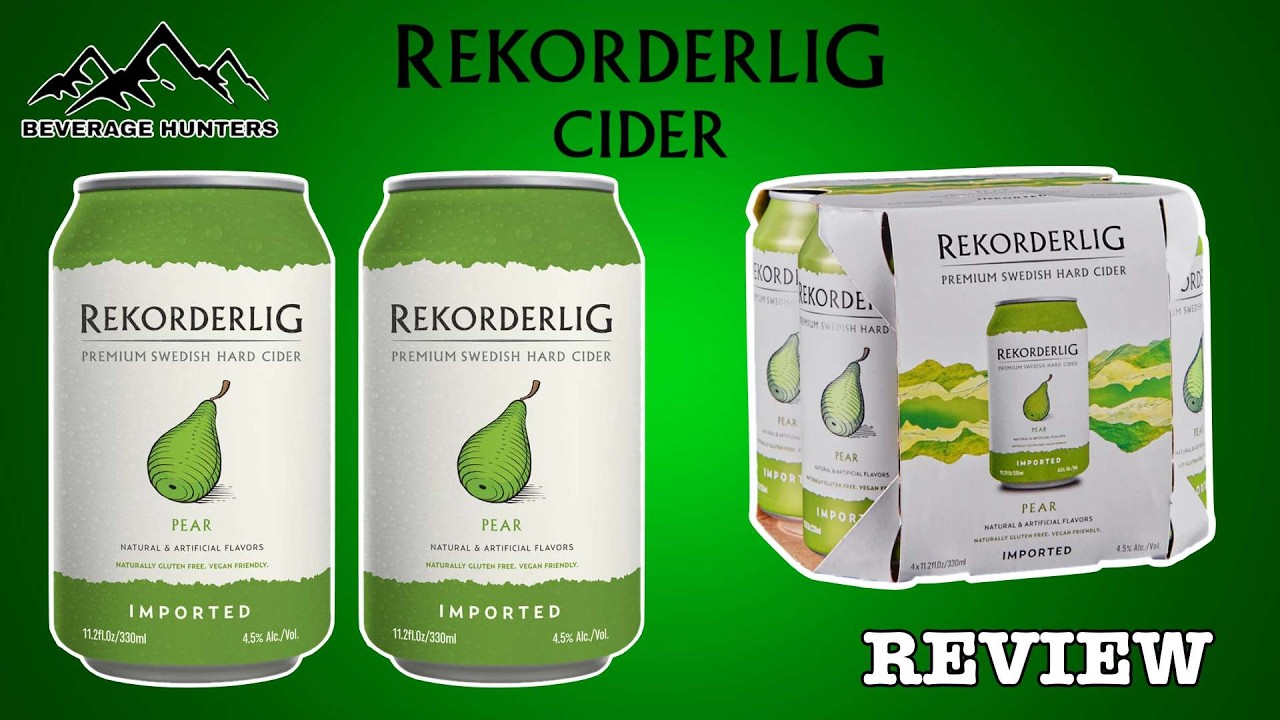 Pear cider from Rekorderlig Premium Swedish Hard Cider Imported - YouTube