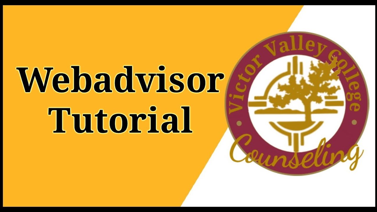 VVC WebAdvisor Tutorial - YouTube