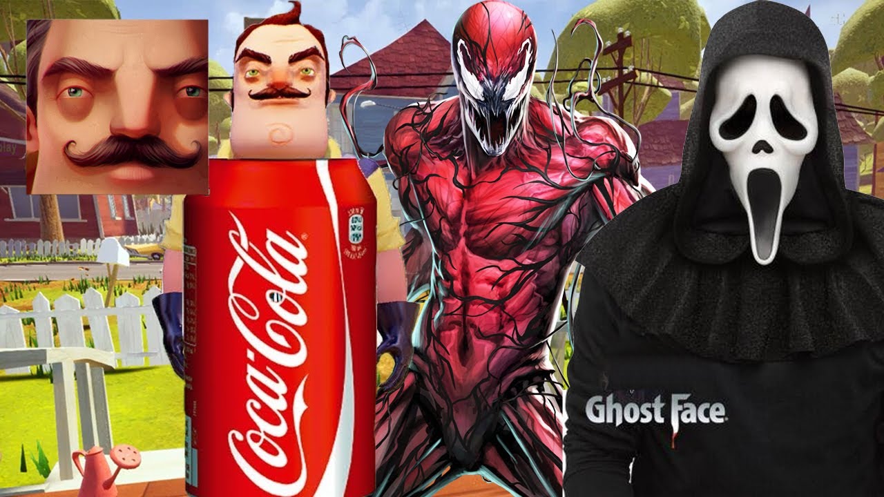 Hello Neighbor - My New Neighbor Carnage Coca-Cola Summer GhostFace ...