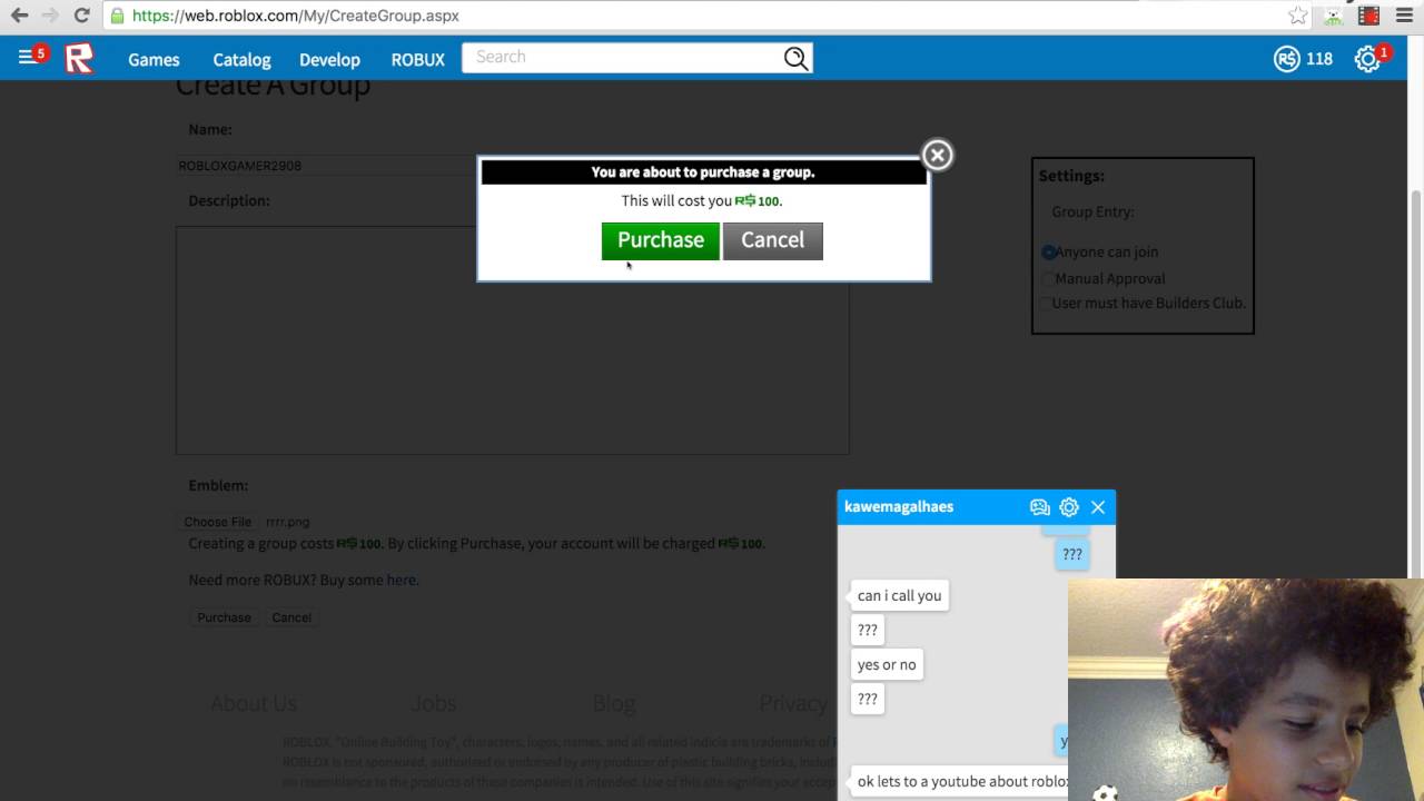 How to create a group or an ad for your group on Roblox!!! - YouTube