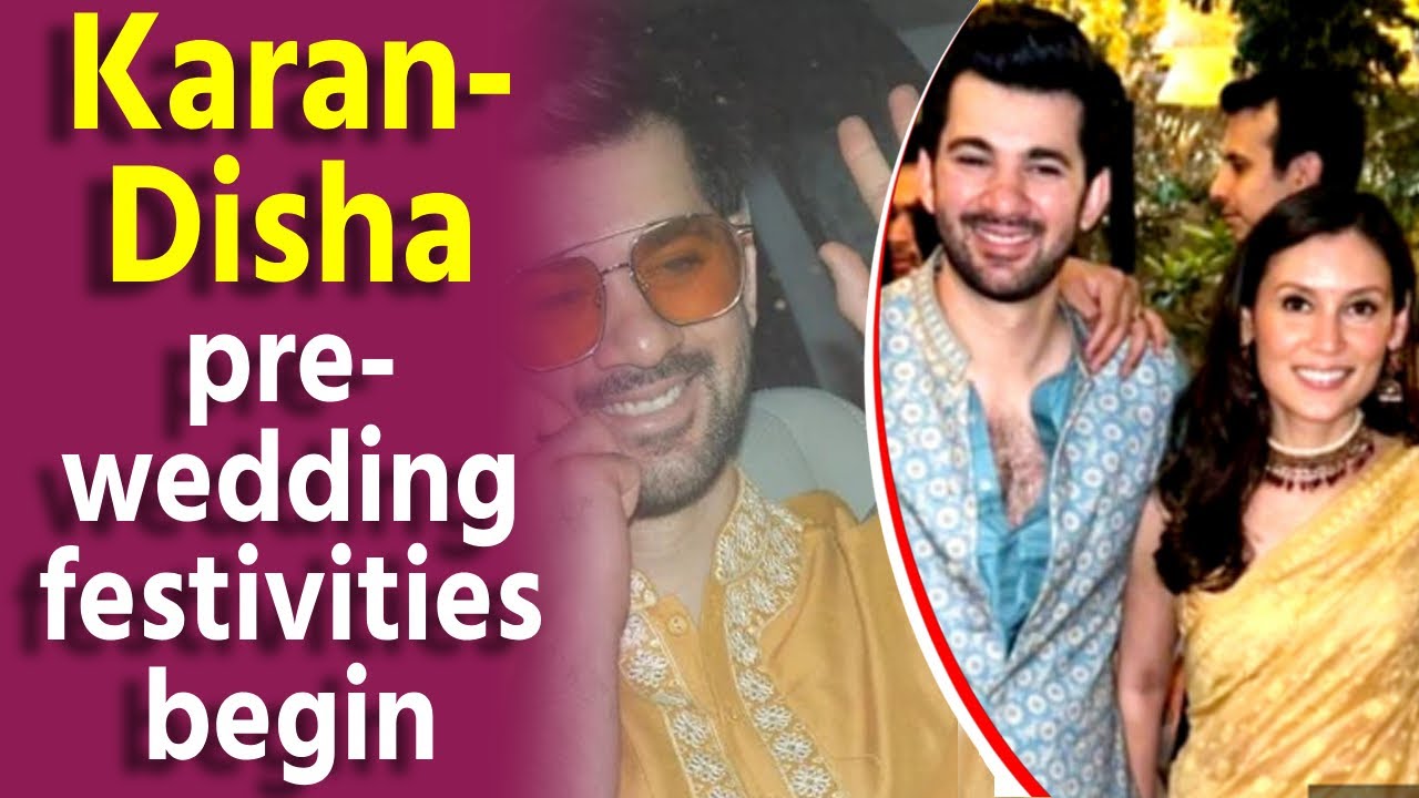 Karan Deol Disha Acharya pre wedding festivities begin - YouTube