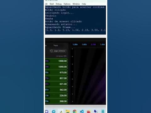 Como fazer Bot Python para pegar velas do Aviator #shorts - YouTube