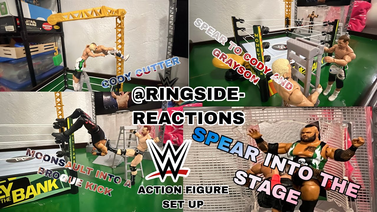 WWE SET UP PART 2 @Ringside-Reactions - YouTube