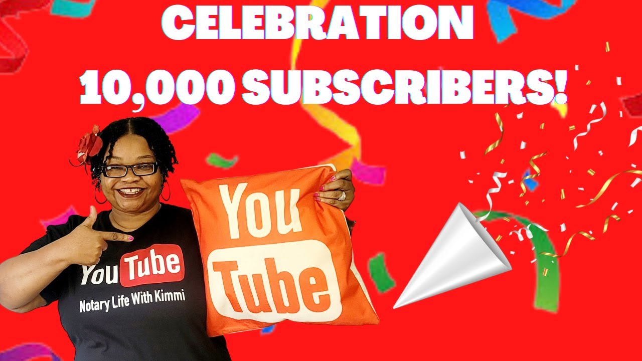 10,000 YouTube Subscribers celebration. How I celebrated 10, 000 ...