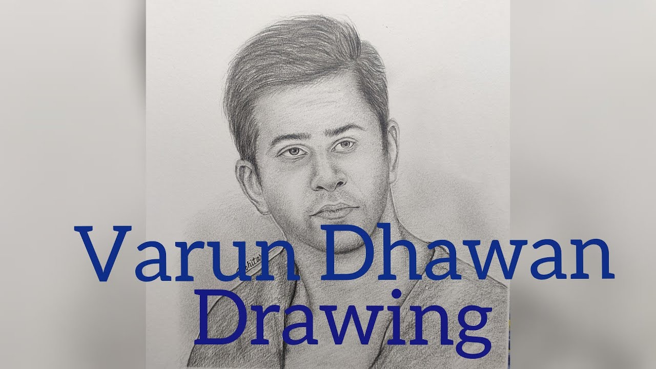 "Varun Dhawan" drawing of an India actor i hope you like this video ...