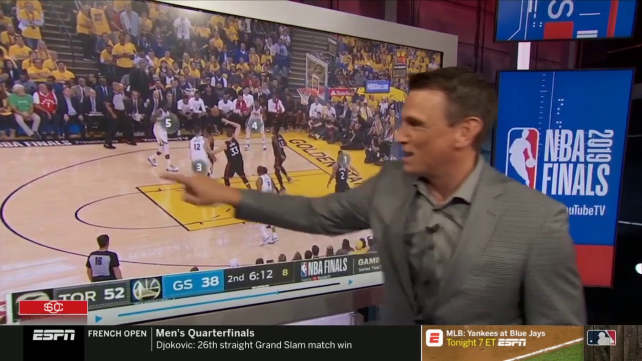 Tim Legler "reactions & analysis": Raptors good defense OR Warriors bad ...