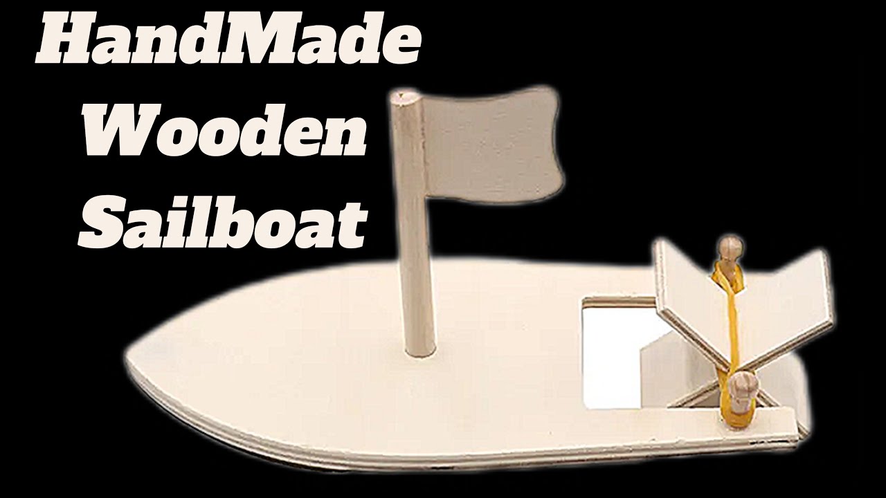 Build A Wooden Boat Project With Model Kit Rubber Band Powered - YouTube