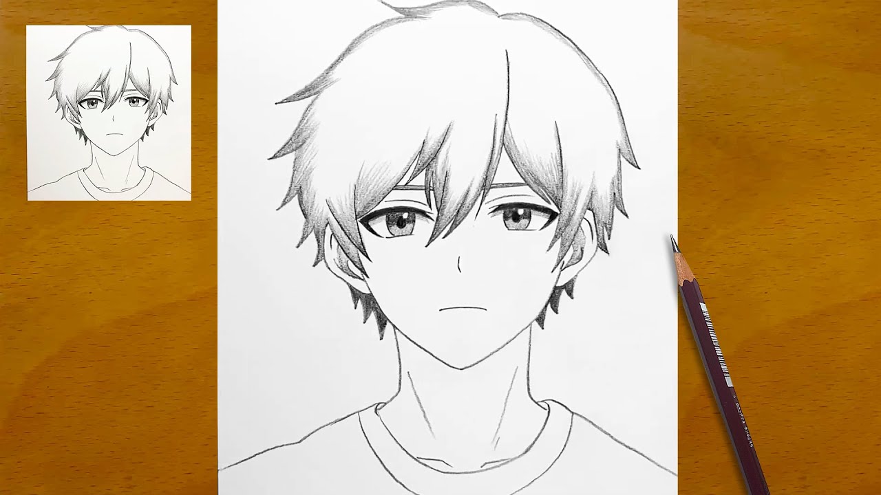 How To Draw A Handsome Anime Boy Simple Anime Sketch Step By Step how-to-draw-a-handsome-anime-boy-simple-anime-sketch-step-by-step
