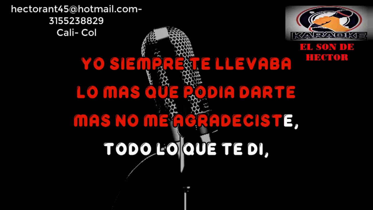 MUJER SIN CORAZON KARAOKE DEMO LUIS EDUARDO EL ROMANCERO 2021 036 ...