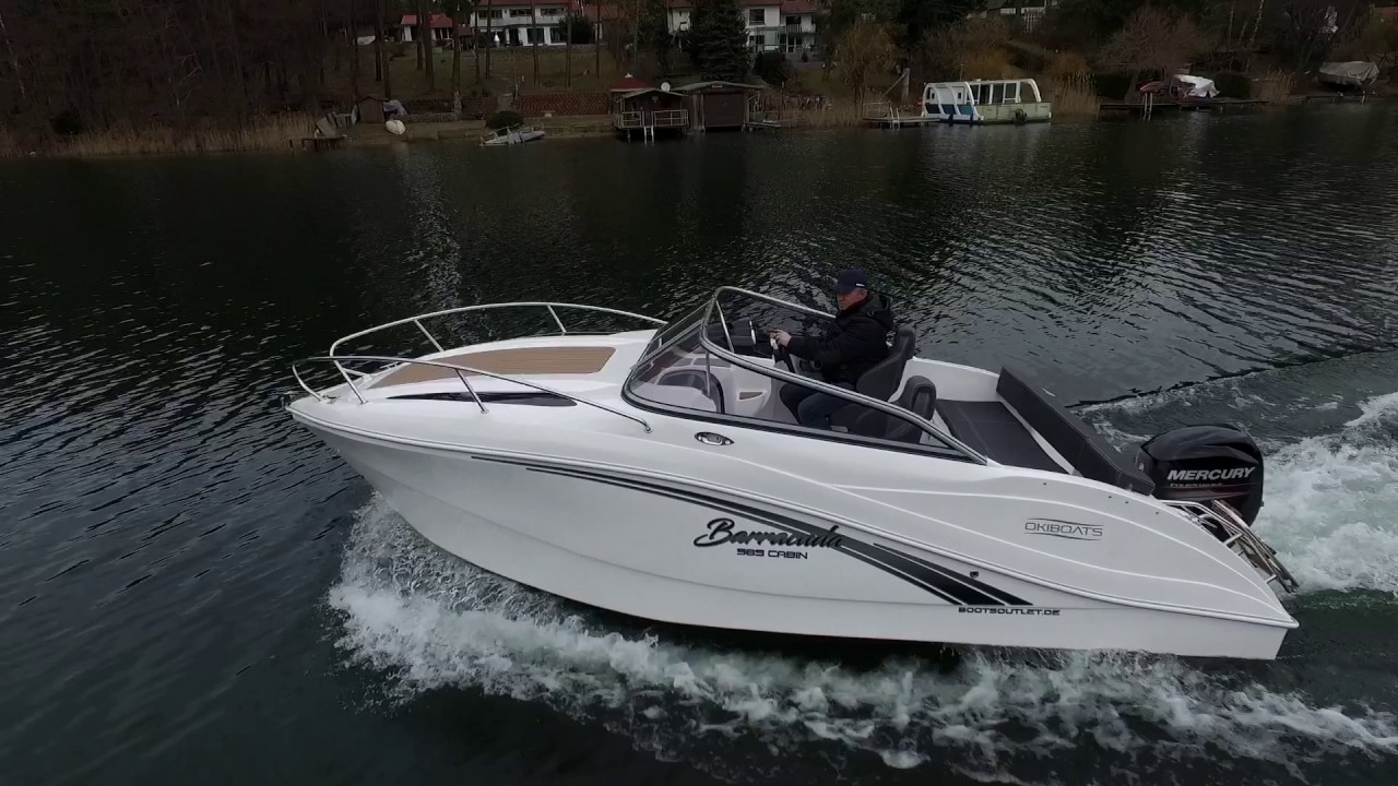 Bootsoutlet.de - Okiboats Barracuda 585 mit 60PS - YouTube