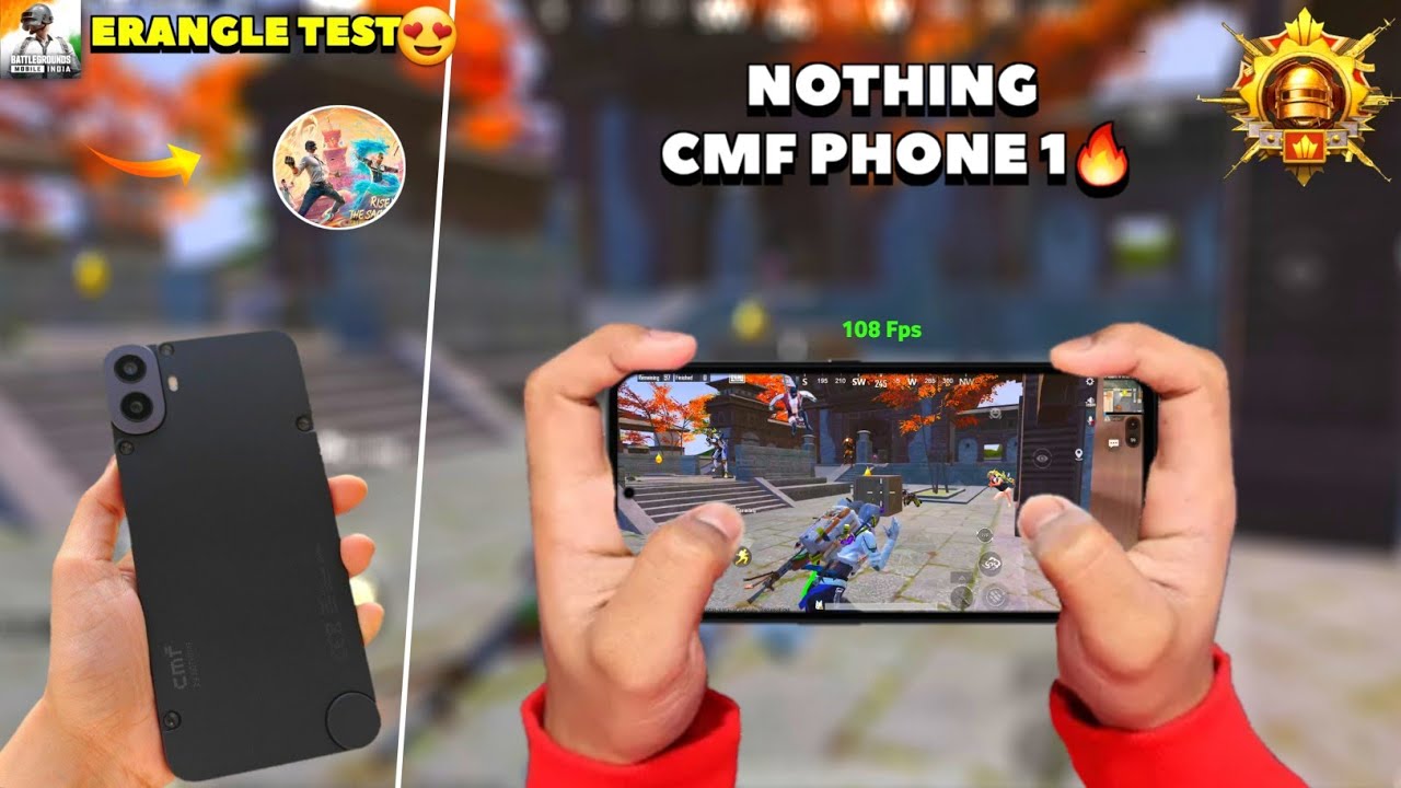 Cmf Phone 1 - 120 Fps Bgmi Test🔥 | Cmf Phone 1 Bgmi Test With Fps Meter ...