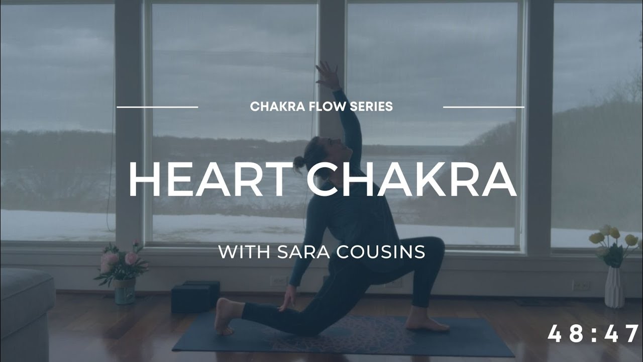 Chakra Flow Series | Heart Chakra Flow with Sara - YouTube