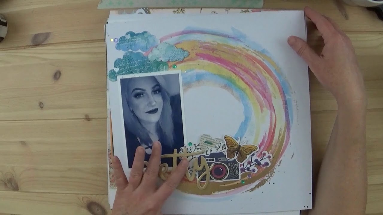 Scrapbook Retreat Layout Share March 2019 - YouTube