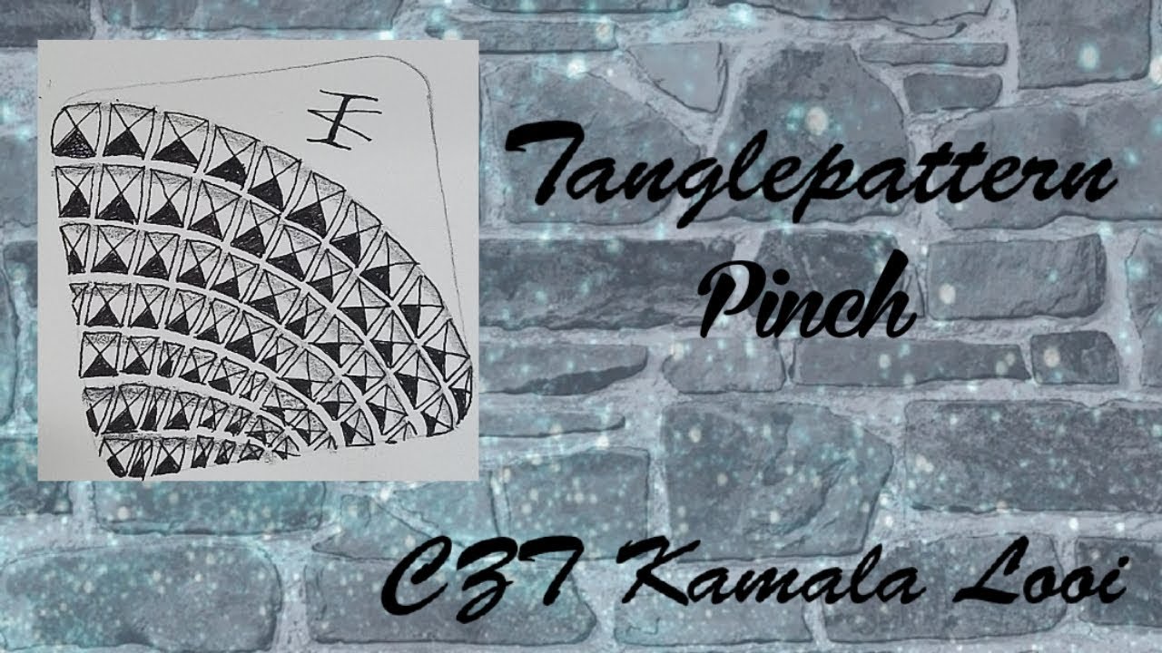 How To Draw Tanglepattern Pinch - YouTube