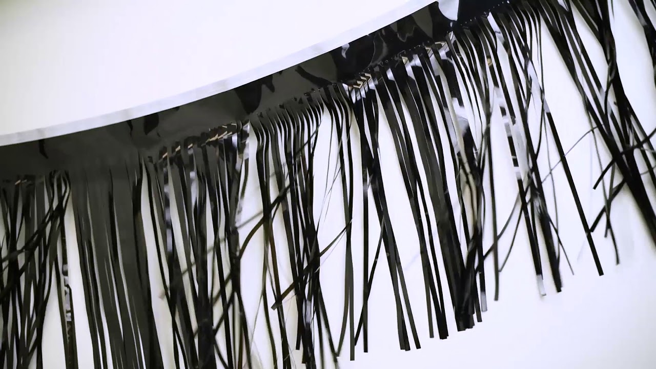 Vinyl Fringe - 15" x 10' - Black - YouTube