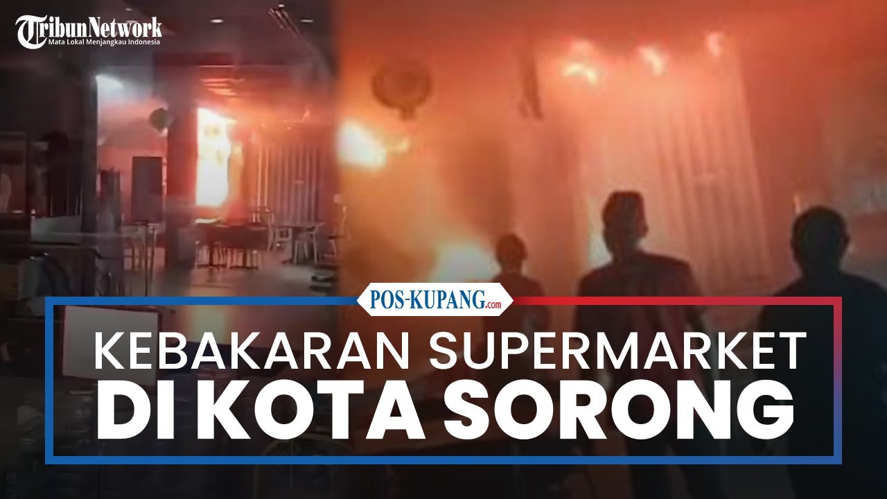 Kebakaran Saga Supermarket dan Dept Store di Jalan Ahmad Yani Kota ...
