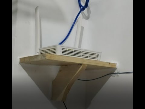 Home made wifi router stand || wifi router stand || DIY Router stand ...