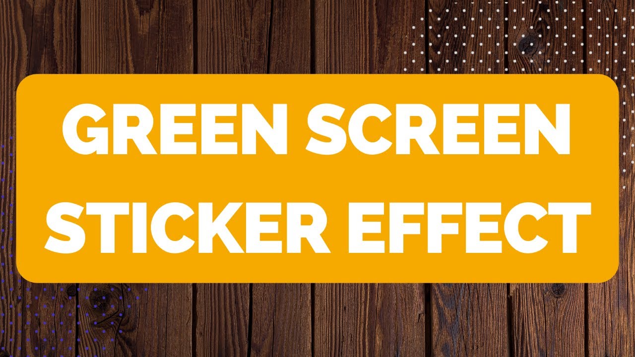 No Copyright sticker Green Screen Video - YouTube