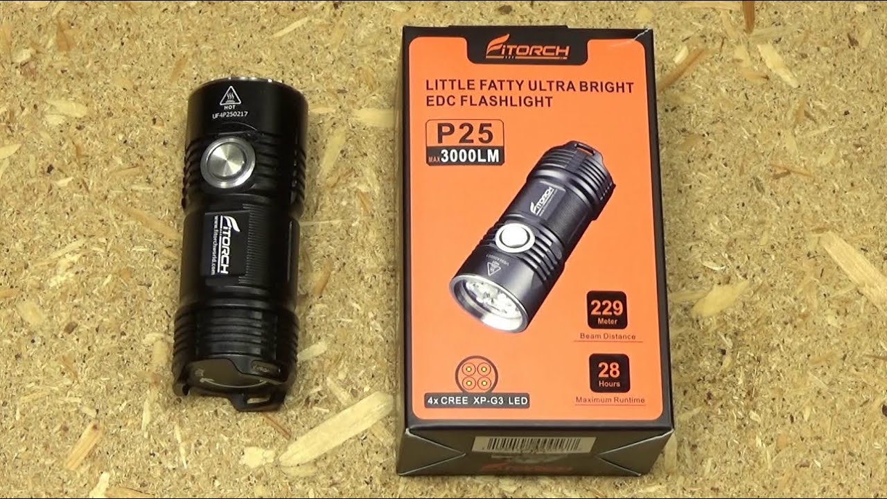 Fitorch P25 Flashlight Review, Compact 3000 Lumen Pocket Rocket ...