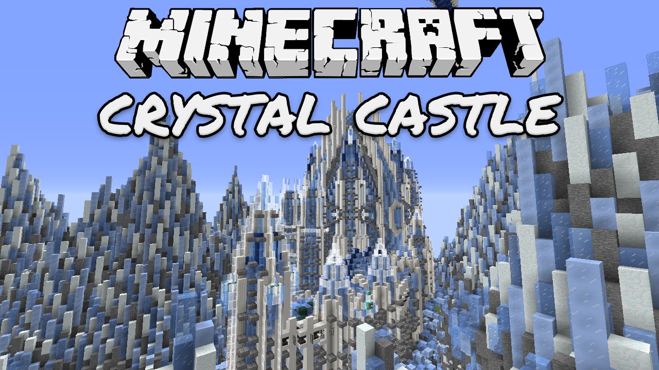 Minecraft Creative Inspiration: Crystal Castle - YouTube