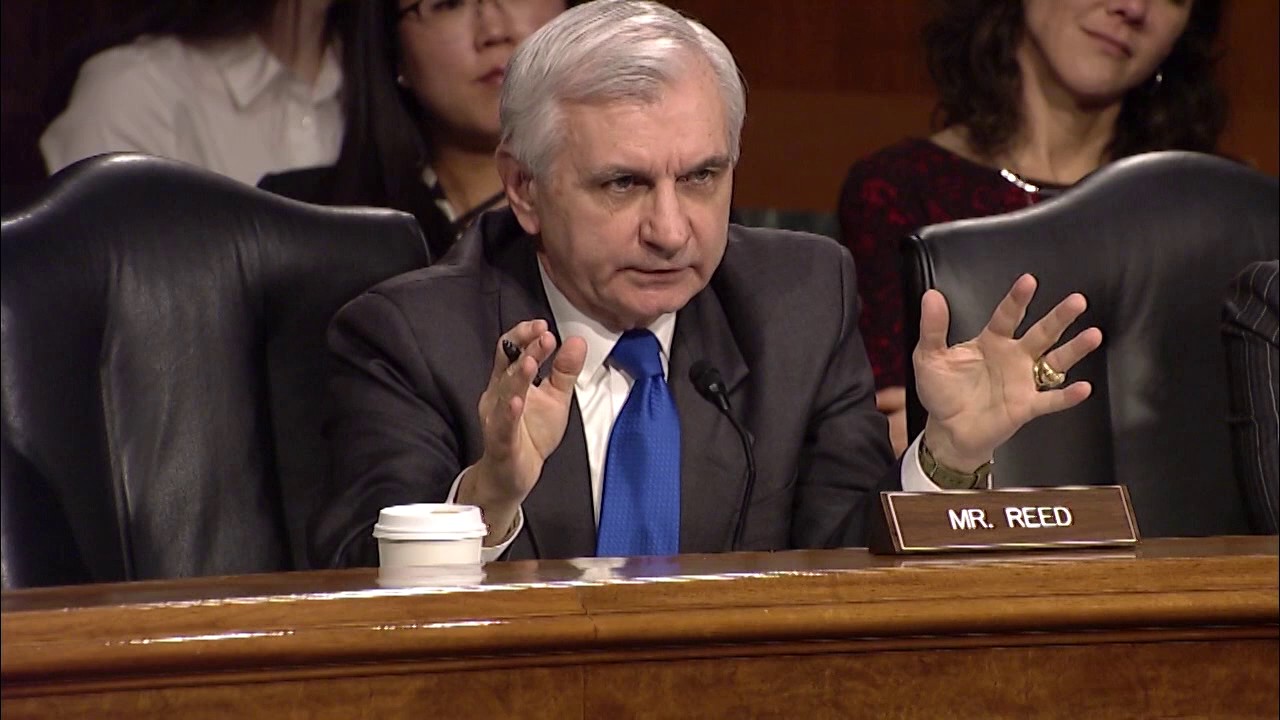 Reed Questions Witnesses During Senate Intelligence Committee Hearing ...