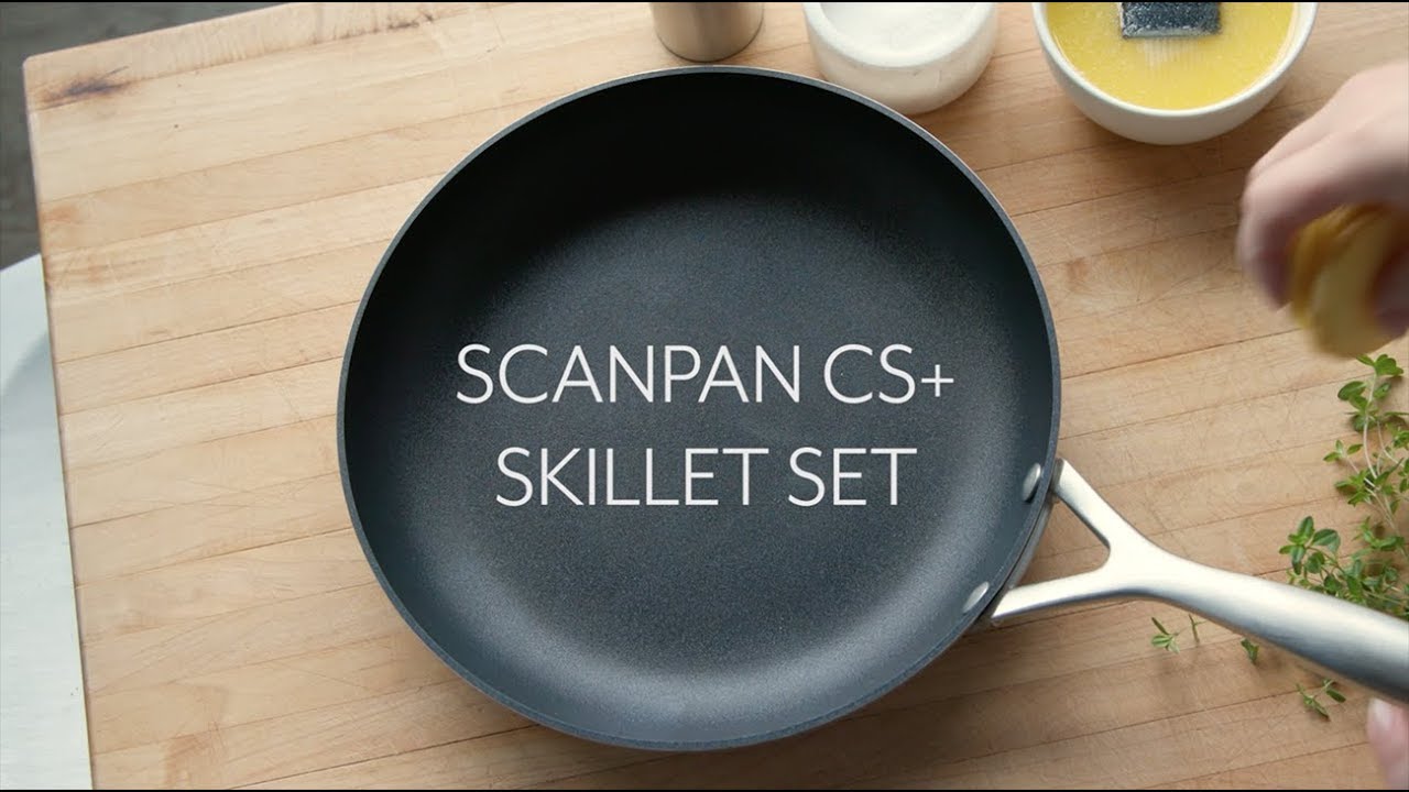 Scanpan CS+ Skillet Set - YouTube