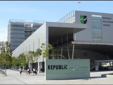Tour around Republic Polytechnic in Singapore - YouTube