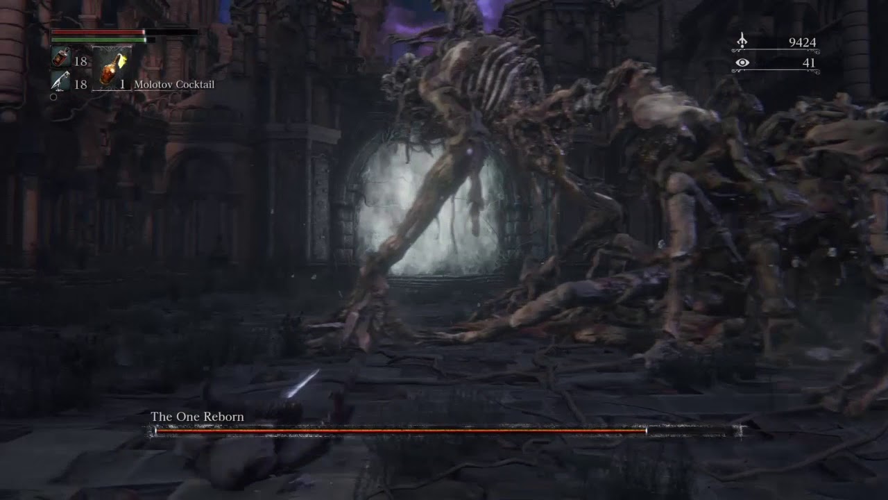 Bloodborne (1st Playthrough) - The One Reborn (Boss) - YouTube