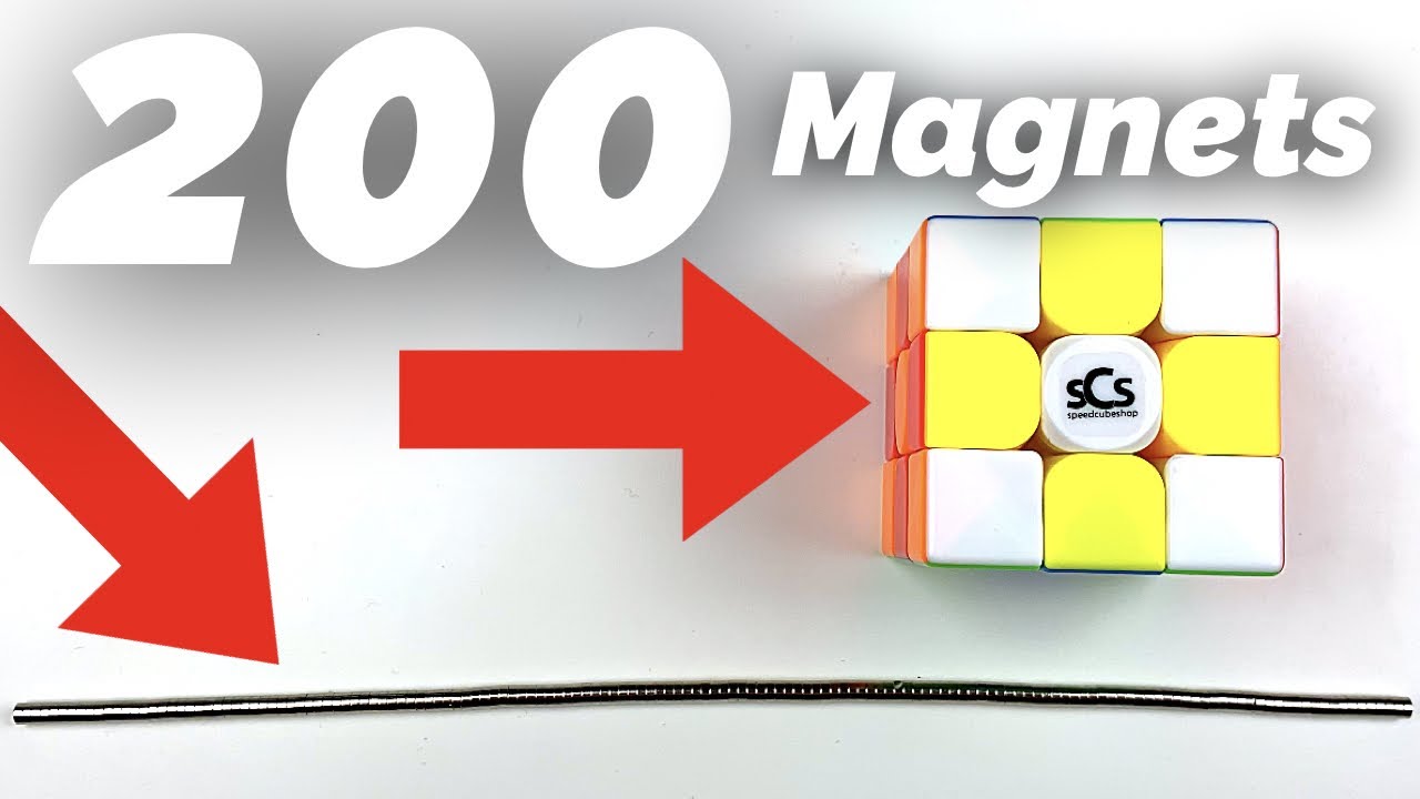Adding 200 magnets to my Rubik’s cube... OMG! - YouTube