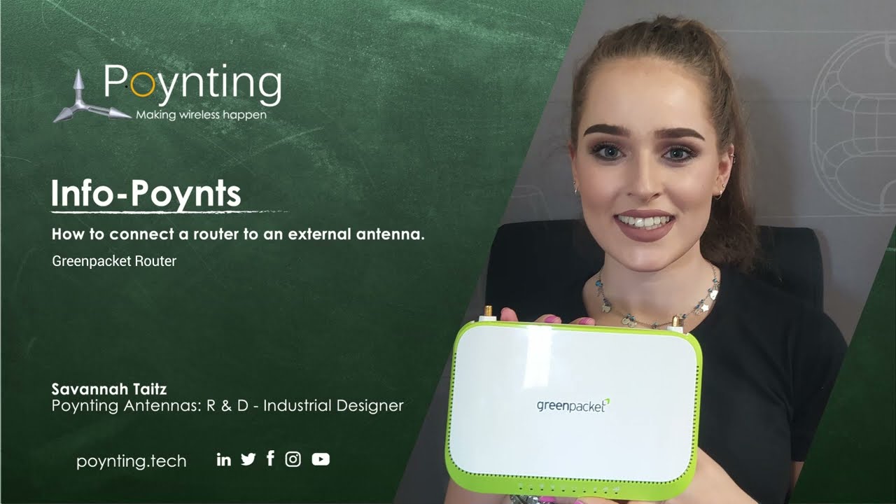 How to connect a Greenpacket Router to a Poynting external antenna ...