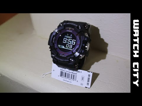 Casio RANGEMAN GPRB1000-1 GPS Bluetooth-Solar & Wireless Charging - YouTube