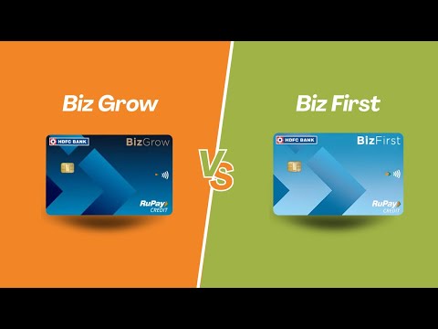 HDFC Biz Grow vs Biz First Credit Card - Which Business Card is Better?