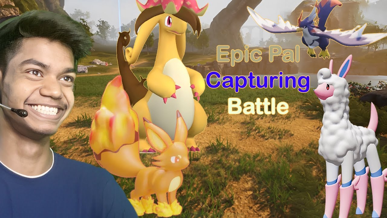 palworld gameplay beginning || capturing new pals from the world # ...