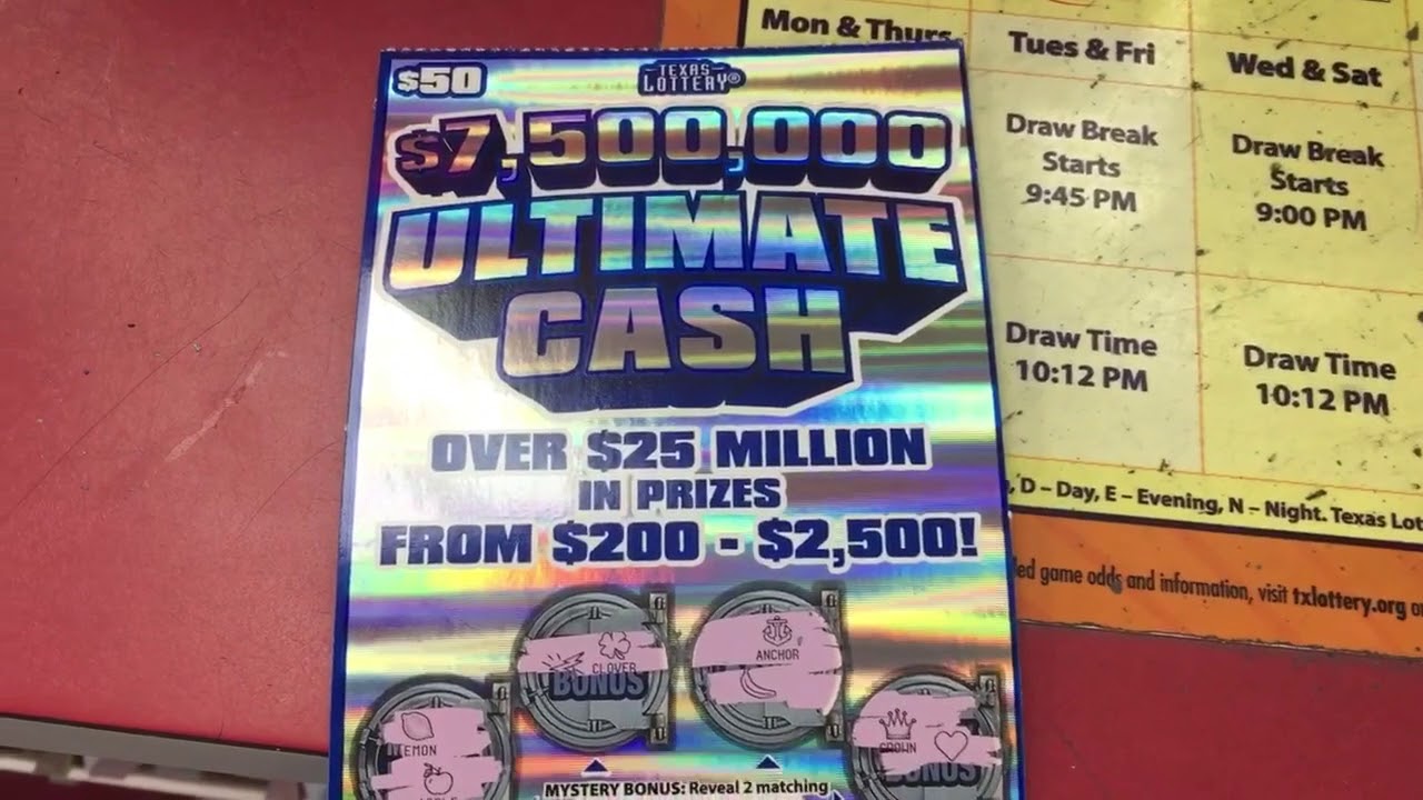 *CHASIN* $50 7.5 Mill Ultimate Cash Tx Lottery ticket - YouTube