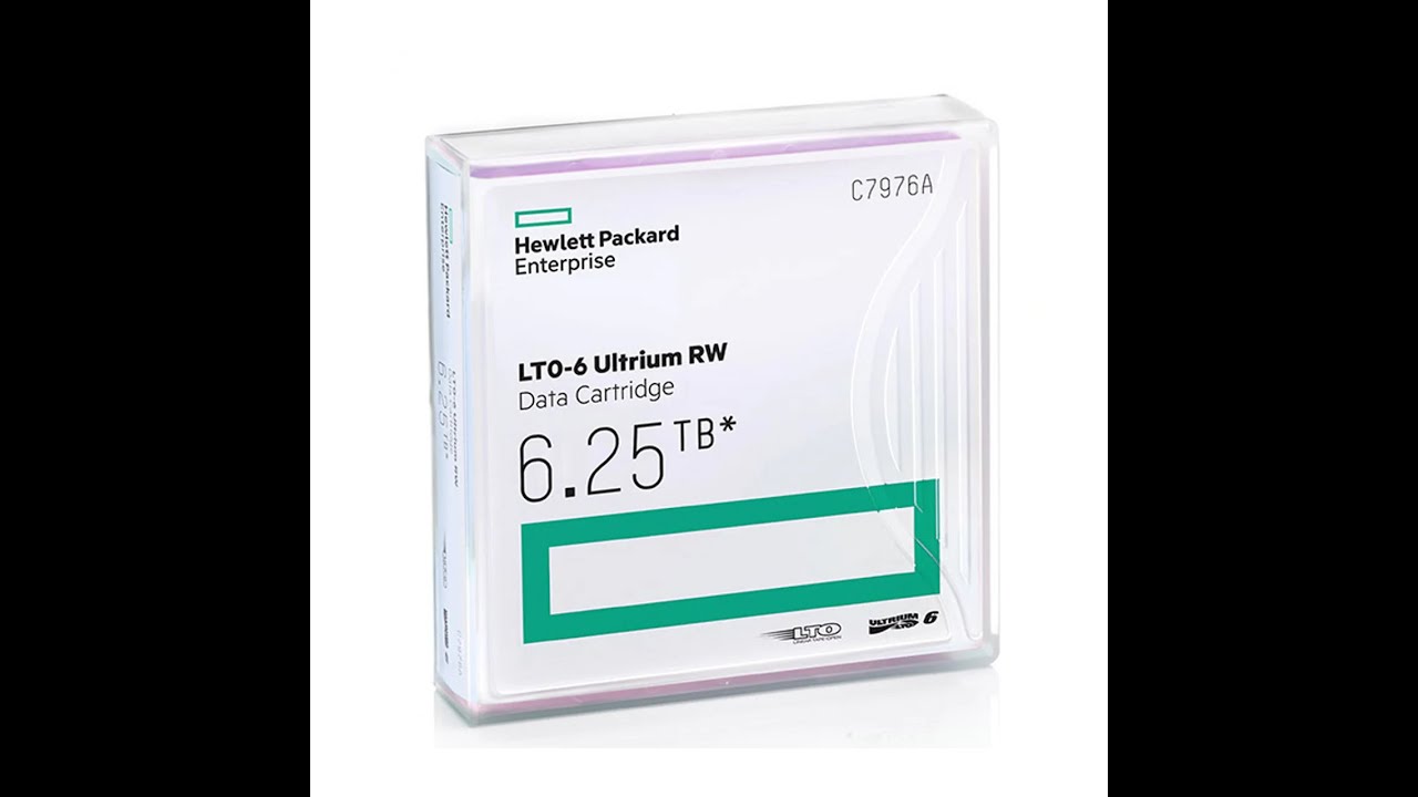 HP / HPE C7976A LTO-6 Data Backup Tape (2.5TB/6.25TB) - Tape4backup ...