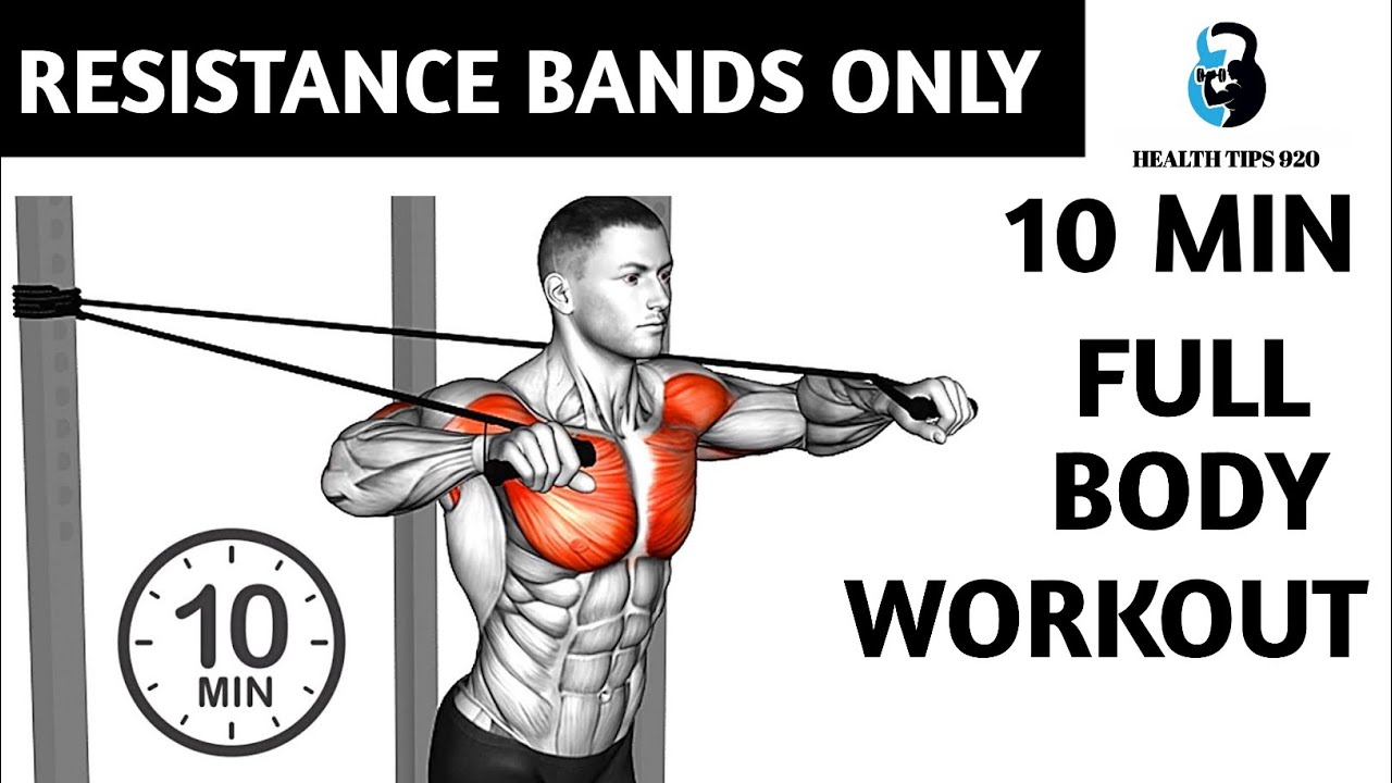 Try This 10 Min Full Body Workout (Resistance Bands) - YouTube